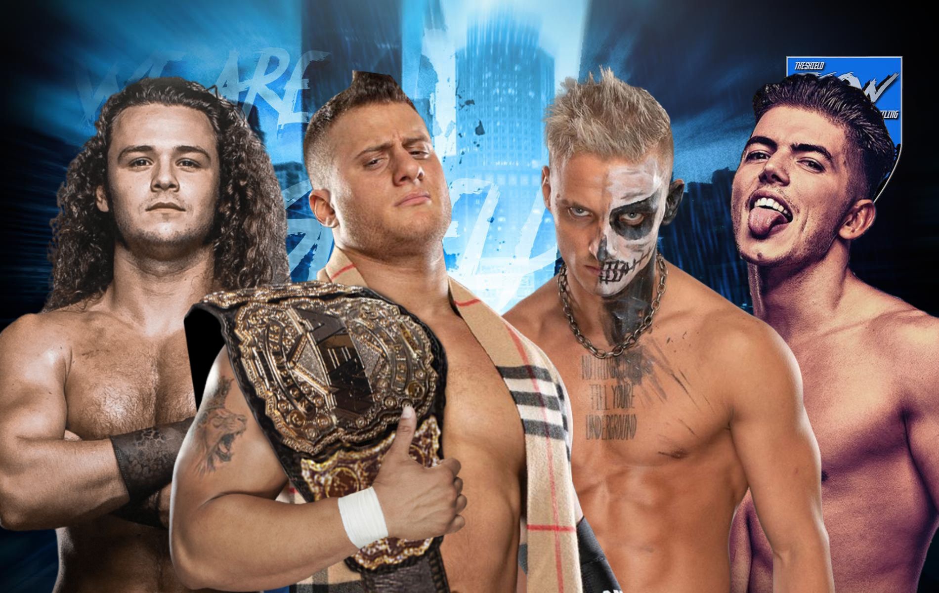 Darby Allin, Jungle Boy e Sammy Guevara sfidano MJF Darby Allin, Jungle Boy e Sammy Guevara sfidano MJF